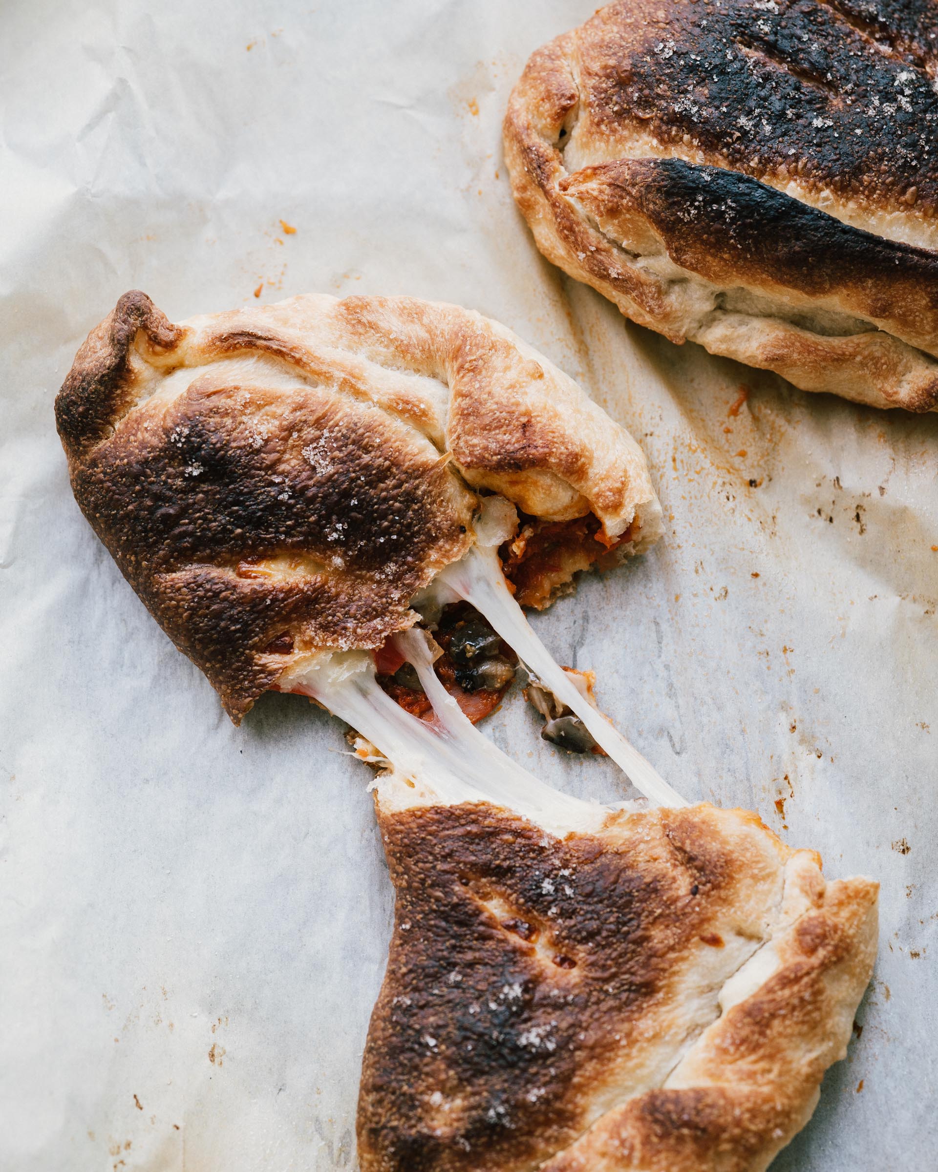 Roasted Veggie Calzones
