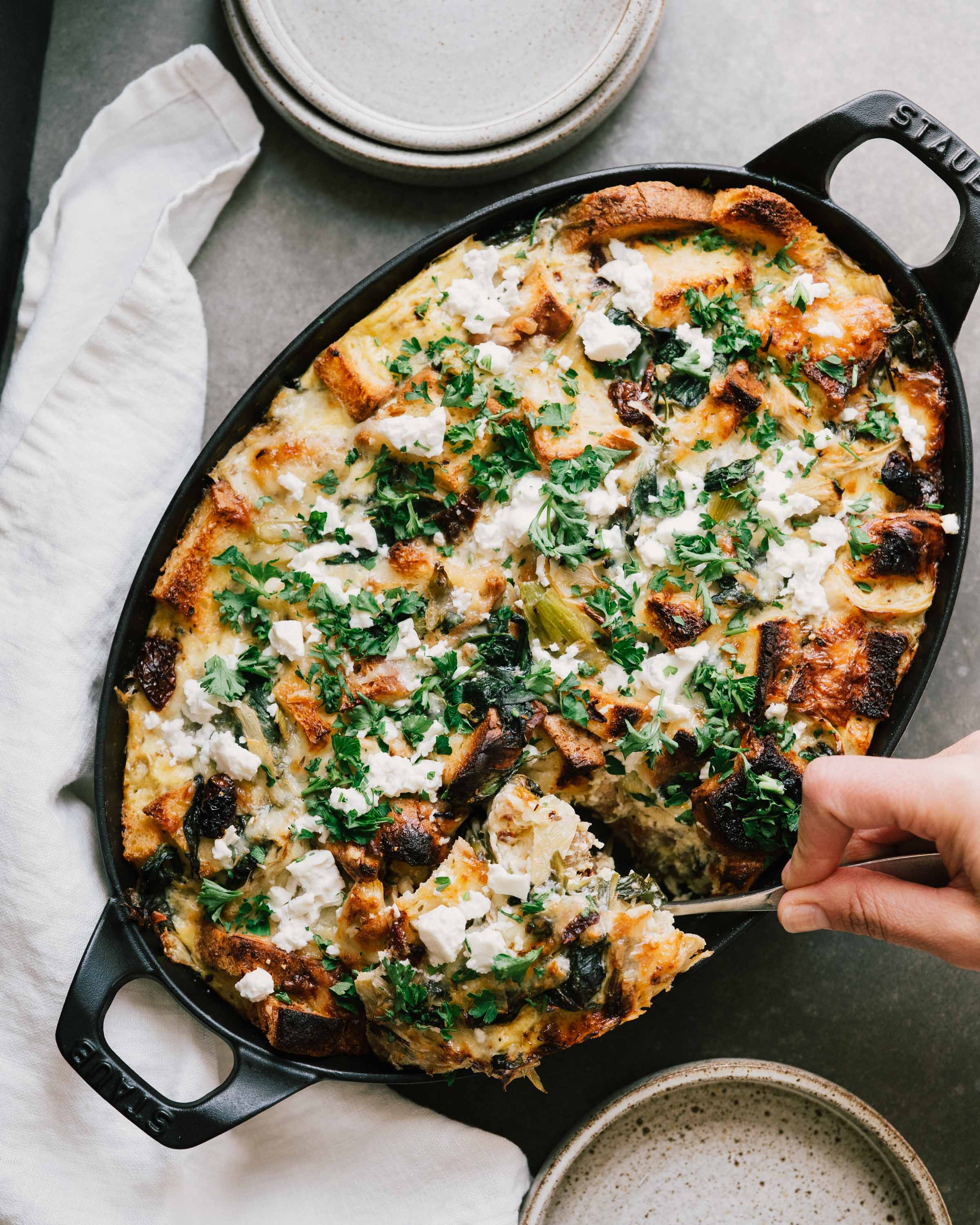 Mediterranean Breakfast Strata